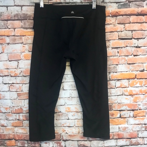 Kyodan | Pants & Jumpsuits | Kyodan Black Capri Pants With Mesh Accents ...